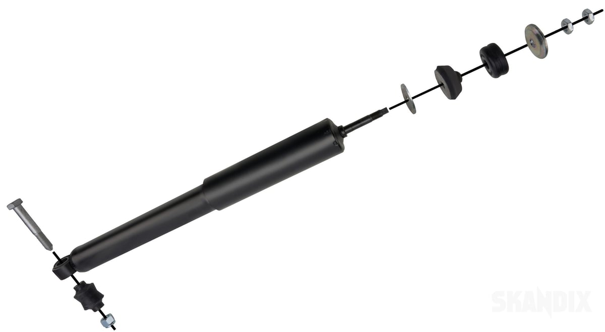 SKANDIX - Installation picture Saab 900 (-1993): Shock absorber Rear axle