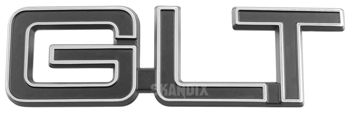 SKANDIX Shop Volvo parts: Emblem Tailgate "GLT" black NOS, new old ...