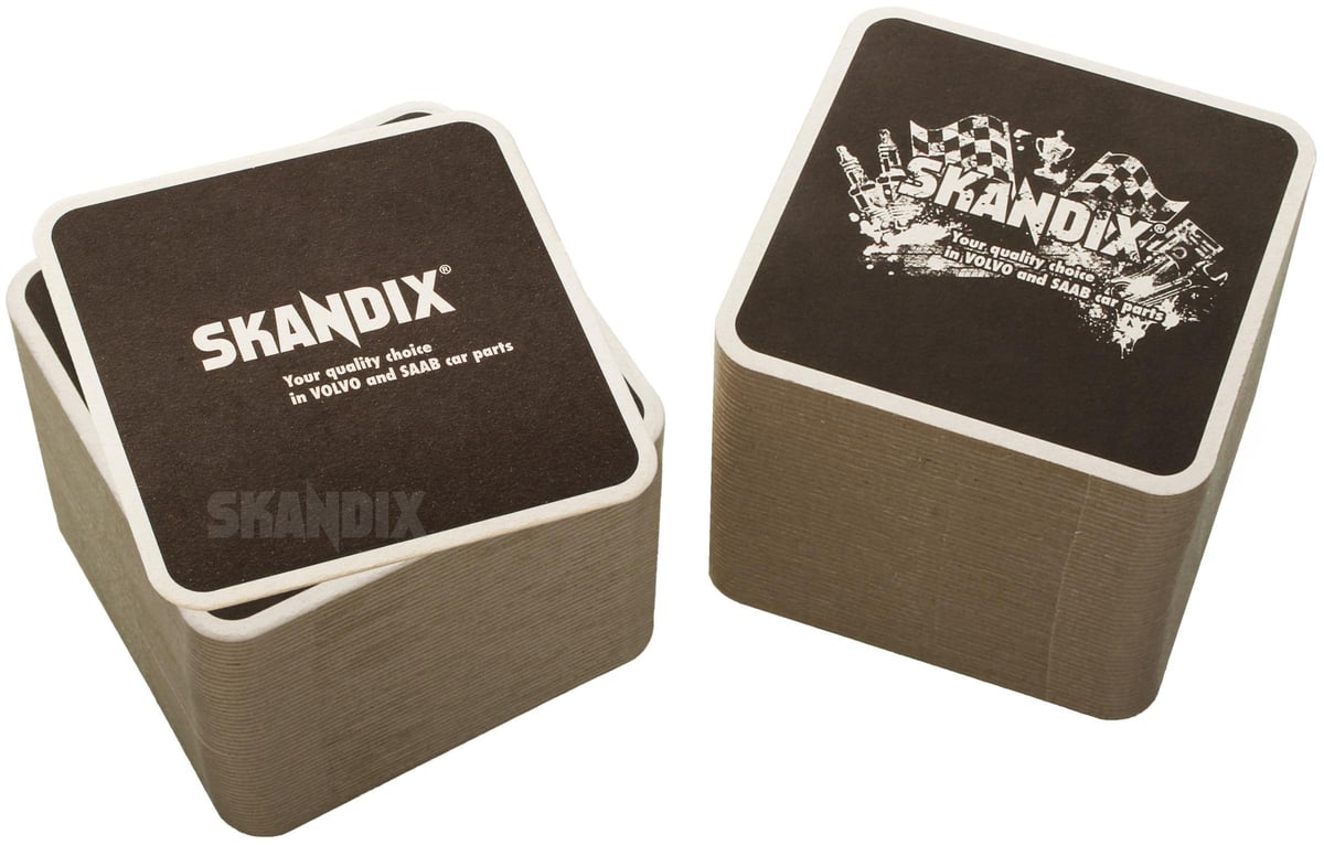 SKANDIX Shop Universal parts: Coaster Beer mat SKANDIX Logo Racing 100 ...