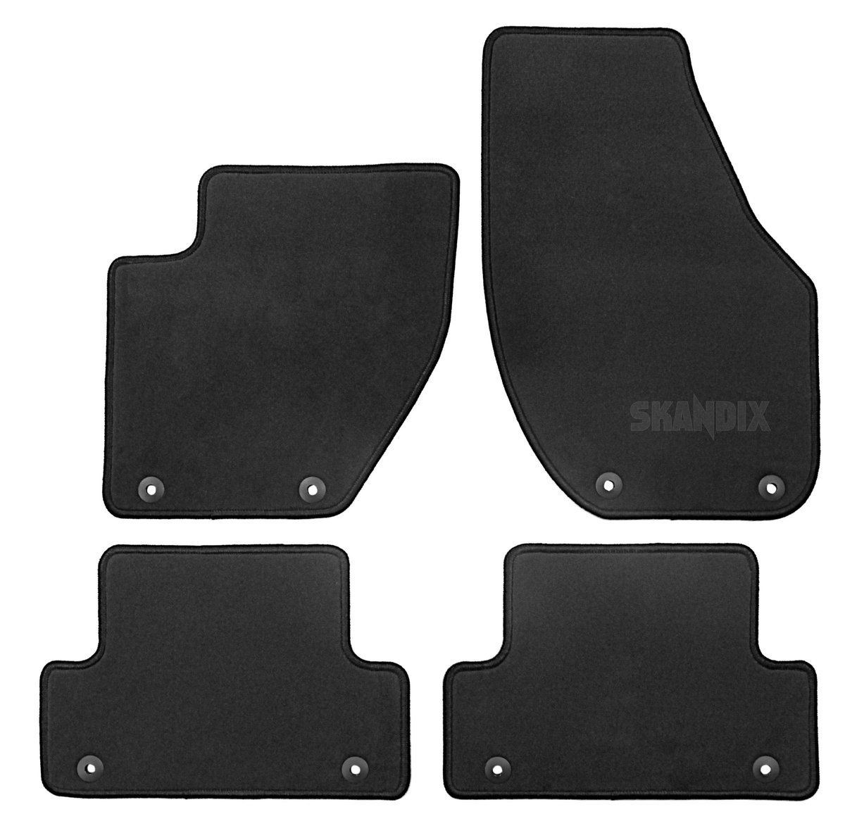 SKANDIX Shop Volvo parts: Floor accessory mats Velours anthracite ...