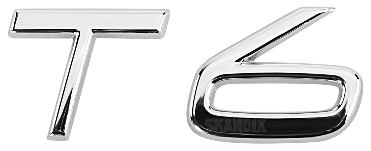 SKANDIX Shop Volvo parts: Emblem Tailgate Trunk lid "T6" 31333651 (1069457)