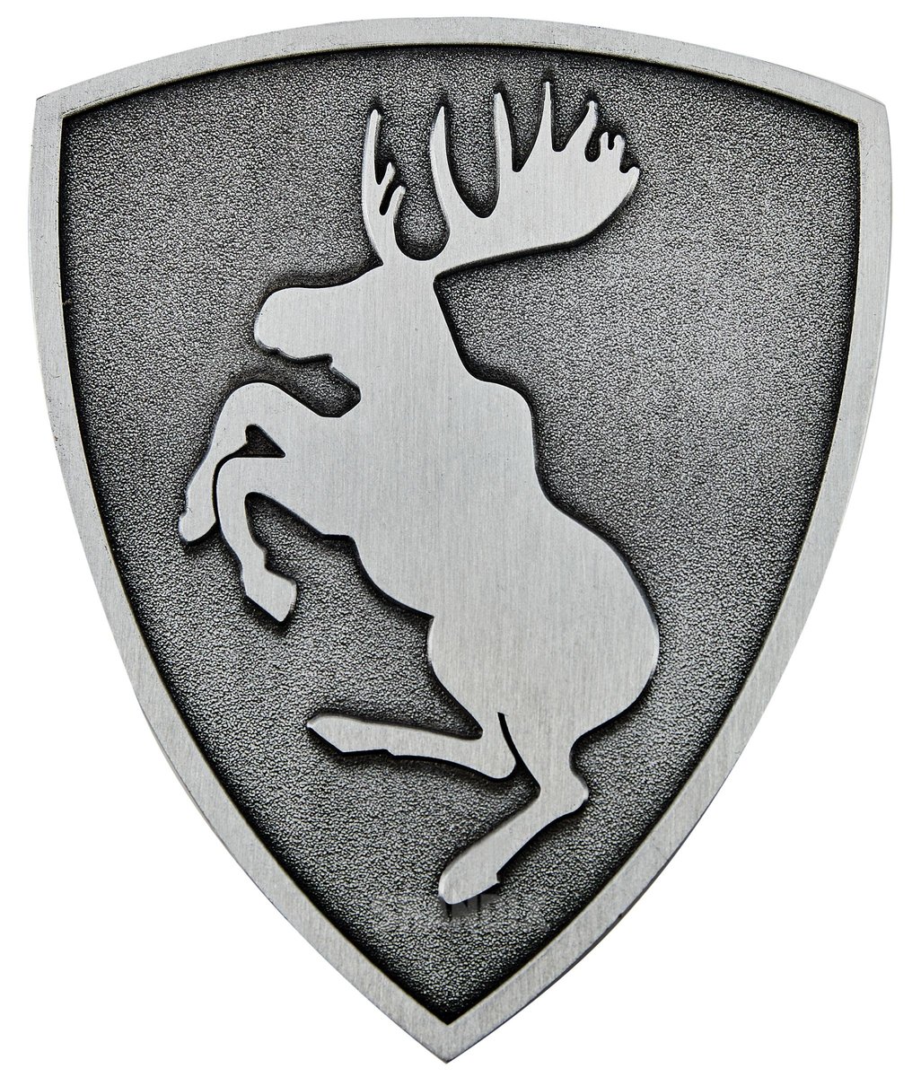 SKANDIX Shop Universalteile: Emblem Ferrari-Elch (3D) 62 mm 76 mm (1080908)