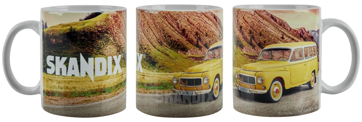 SKANDIX Shop Universal parts: Cup SKANDIX Logo Volvo Duett Porcelain ...