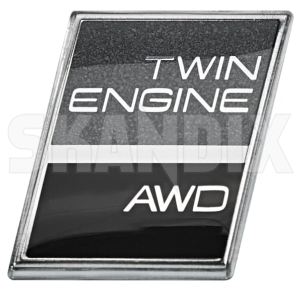 SKANDIX Shop Volvo Ersatzteile: Emblem Heckklappe "Twin Engine, AWD ...