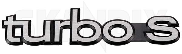 SKANDIX Shop Saab parts: Emblem Tailgate "Turbo S" 4172979 (1091453)
