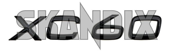 SKANDIX Shop Volvo parts: Emblem Tailgate "XC60" Black Edition 32285473 ...