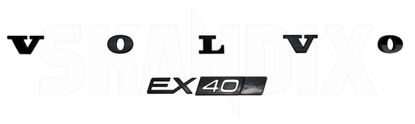 SKANDIX Shop Volvo parts: Emblem Tailgate "VOLVO, EX40, TWIN MOTOR ...