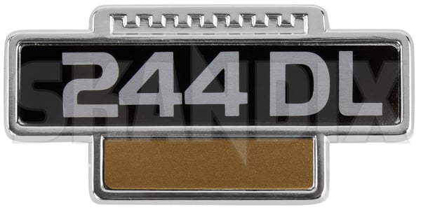 SKANDIX Shop Volvo Ersatzteile: Emblem Kotflügel "244 DL" NOS, aus ...