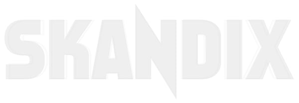 SKANDIX Shop Universal parts: Sticker SKANDIX Logo white (1109890)